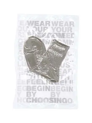 Comme Des Garçons Graphic Crew Socks - Green
