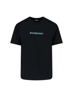 Burberry Burberry Men's 100% Cotton T-Shirt Black