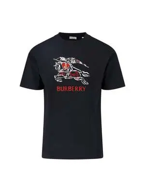 Burberry 100% Cotton T-shirt - Black