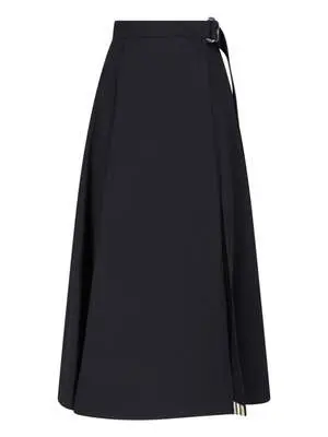 Burberry 100% Wool Skirt - Black