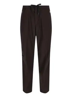 Herno Wool-blend Trousers - Brown