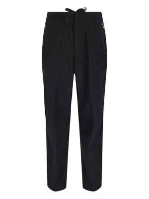 Herno Drawstring Straight-leg Pants - Black