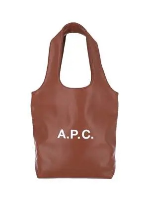 A.p.c. Mini Crossbody Bag - Brown