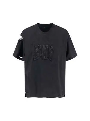 Balenciaga Distressed Oversized Graphic T-shirt