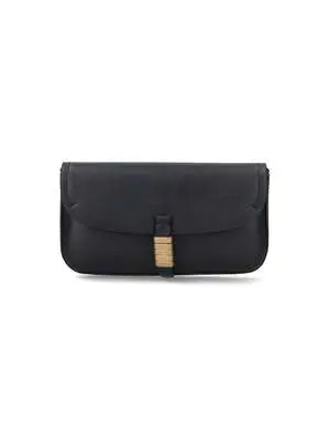 Pinko Sleek Structured Shoulder Bag - Black