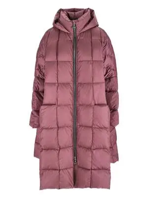 IENKI IENKI Long Hooded Quilted Puffer Coat - Violet