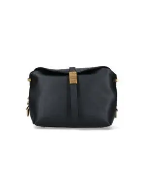 Pinko Quilted Leather Crossbody Bag With Chain Strap - Black
