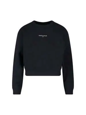 Maison Kitsuné 100% Cotton Crewneck Sweater
