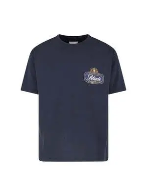 Rhude 100% Cotton T-shirt - Black