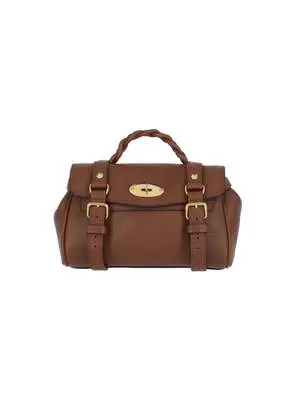 Mulberry Bovine Leather Handbag With Turn Lock Closure - Brown