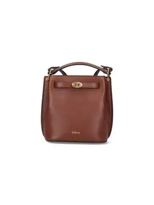 Mulberry Leather Mini Shoulder Bag - Brown