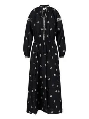 Isabel Marant Étoile Embroidered Silk Mini Dress