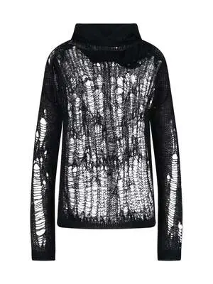 Rick Owens Mohair Knit Sweater