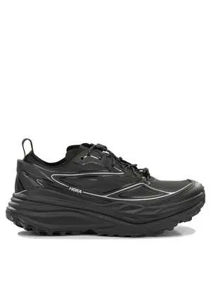 HOKA® Synthetic & Textile Athletic Sneakers - Black
