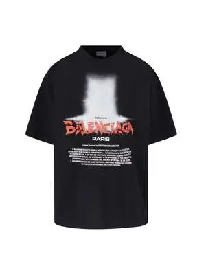 Balenciaga Cotton T-shirt - Black