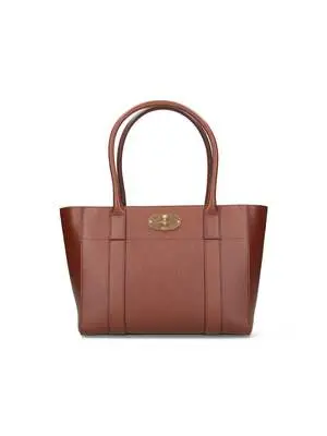 Mulberry Leather Tote Bag - Brown