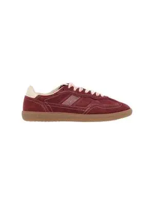 ALOHAS Everyday Leather Sneakers With Rubber Sole - Red