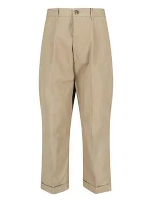AMI Paris Tailored Wide-leg Trousers