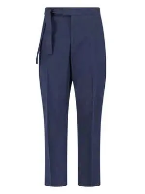 Paul Smith Tailored Tie-waist Straight-leg Trousers