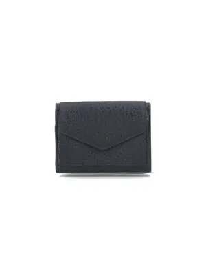 MAISON MARGIELA Envelope Leather Wallet - Black