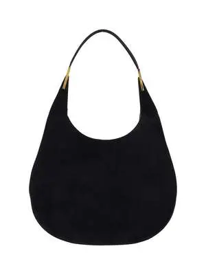 Savette Shoulder Bag In 100% Calf Leather - Black