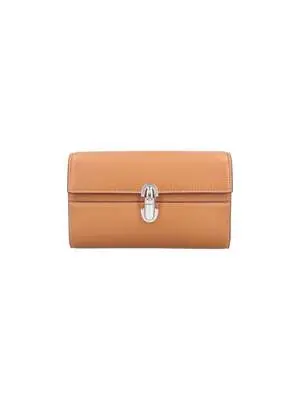 Savette 100% Calfskin Crossbody Bag - Brown