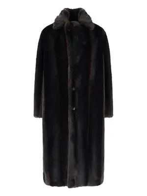 MAISON MARGIELA Fur Coat - Brown