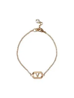 Valentino Garavani Bronze-tone Jewelry Necklace For - Gold