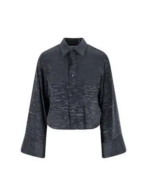 MAISON MARGIELA Draped Acetate-viscose Shirt