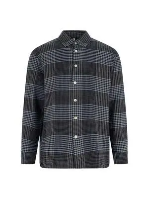 SUNFLOWER Cotton-cashmere Shirt - Blue