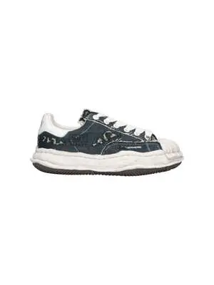 Mihara Yasuhiro Original Sole" Low Top Cotton Sneakers - Black
