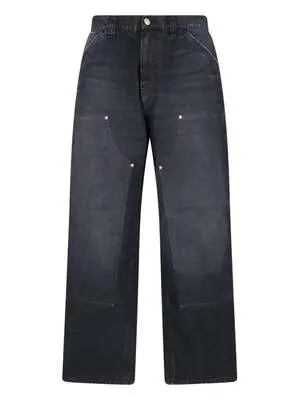 Carhartt Work In Progress Wide-leg Carpenter Jeans - Black