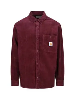 Carhartt Work In Progress Corduroy Button-up Shirt - Red