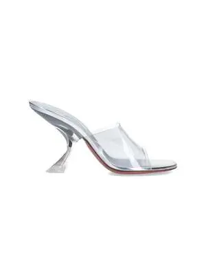Amina Muaddi Heeled Sandals - Transparent