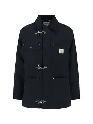 Carhartt Work In Progress Nylon Canvas Work Jacket - Black