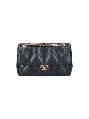 Tory Burch Quilted Chain Shoulder Bag - Black