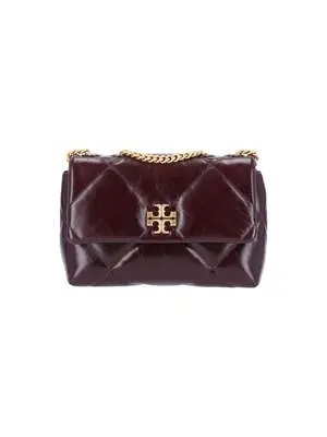 Tory Burch Quilted Leather Tote Bag With Chain Strap - Red