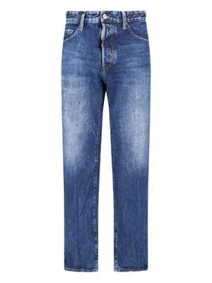 Dsquared2 100% Cotton Jeans - Blue