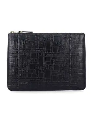 Comme Des Garçons Leather Wallet - Nero