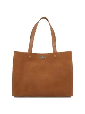 ANYA HINDMARCH Manilla Leather Shoulder Bag - Brown