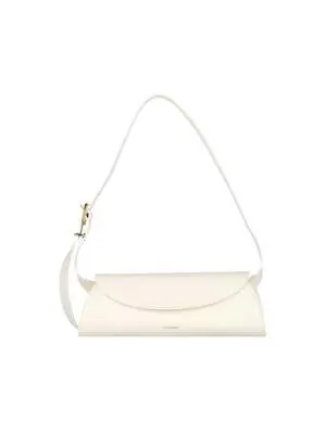 JIL SANDER JIL SANDER Mini Leather Shoulder Bag White