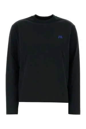 JIL SANDER Jil Sander Women's 100% Cotton T-Shirt Black