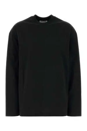 JIL SANDER 100% Cotton T-shirt - Black