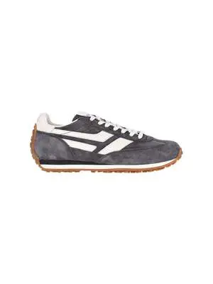 TOM FORD Luxury Calf Leather Sneakers For - Grey
