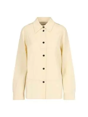 JIL SANDER Lightweight Virgin Wool Shirt For - White
