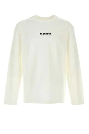 JIL SANDER 100% Cotton T-shirt - White