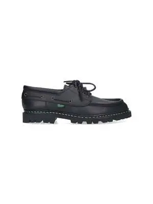 Paraboot 100% Calf Leather Flat Shoe - Black