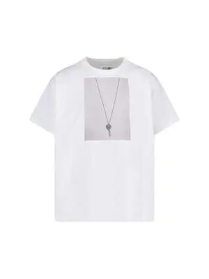 MAISON MARGIELA Graphic Print T-shirt - White