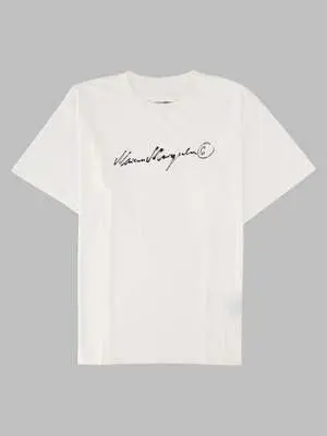 MAISON MARGIELA Graphic Print T-shirt - White