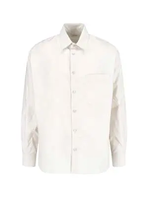LEMAIRE Cotton-silk Shirt - Cream